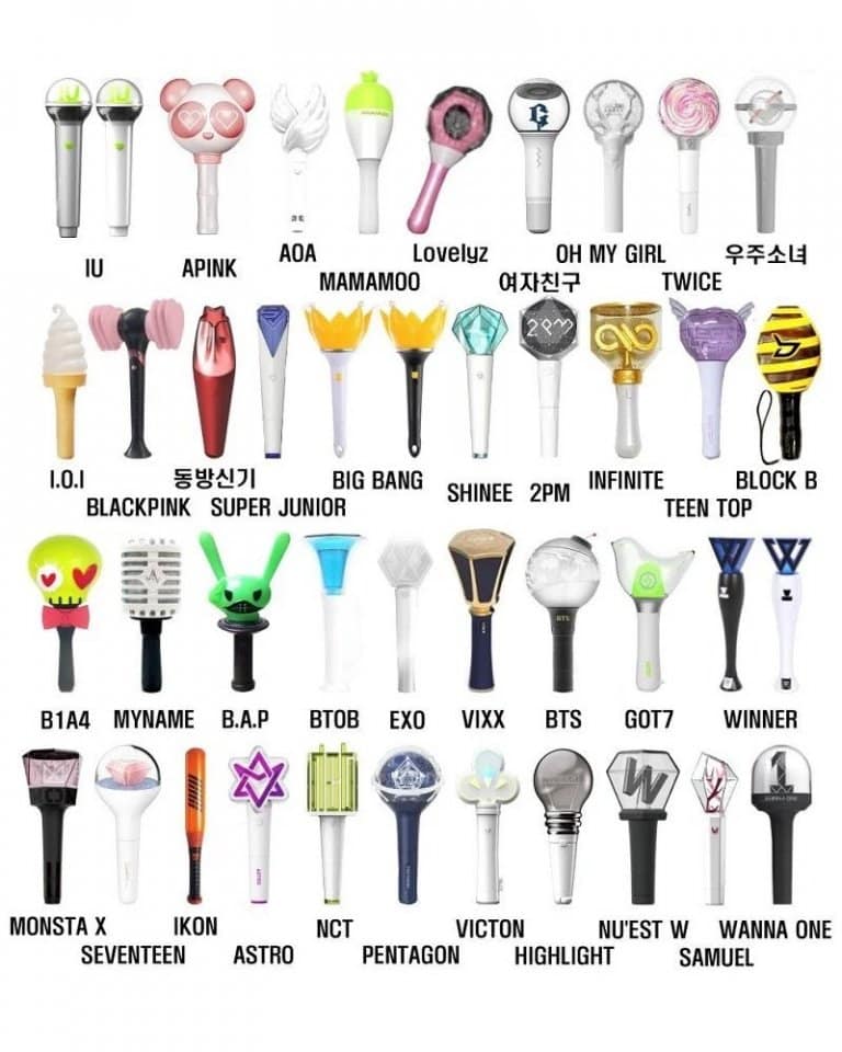 Lightstick là gì? Bộ sưu tập 20 lightstick của các nhóm nhạc Hàn: BTS ...